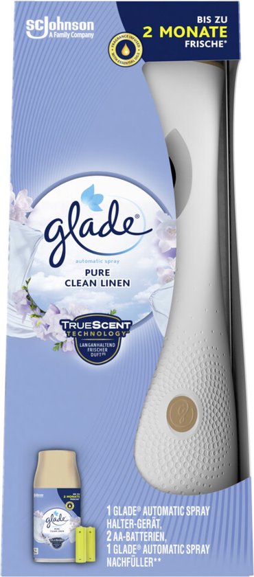 Glade Automatic Spray Startset Pure Clean Linen 269 ml – Online ...